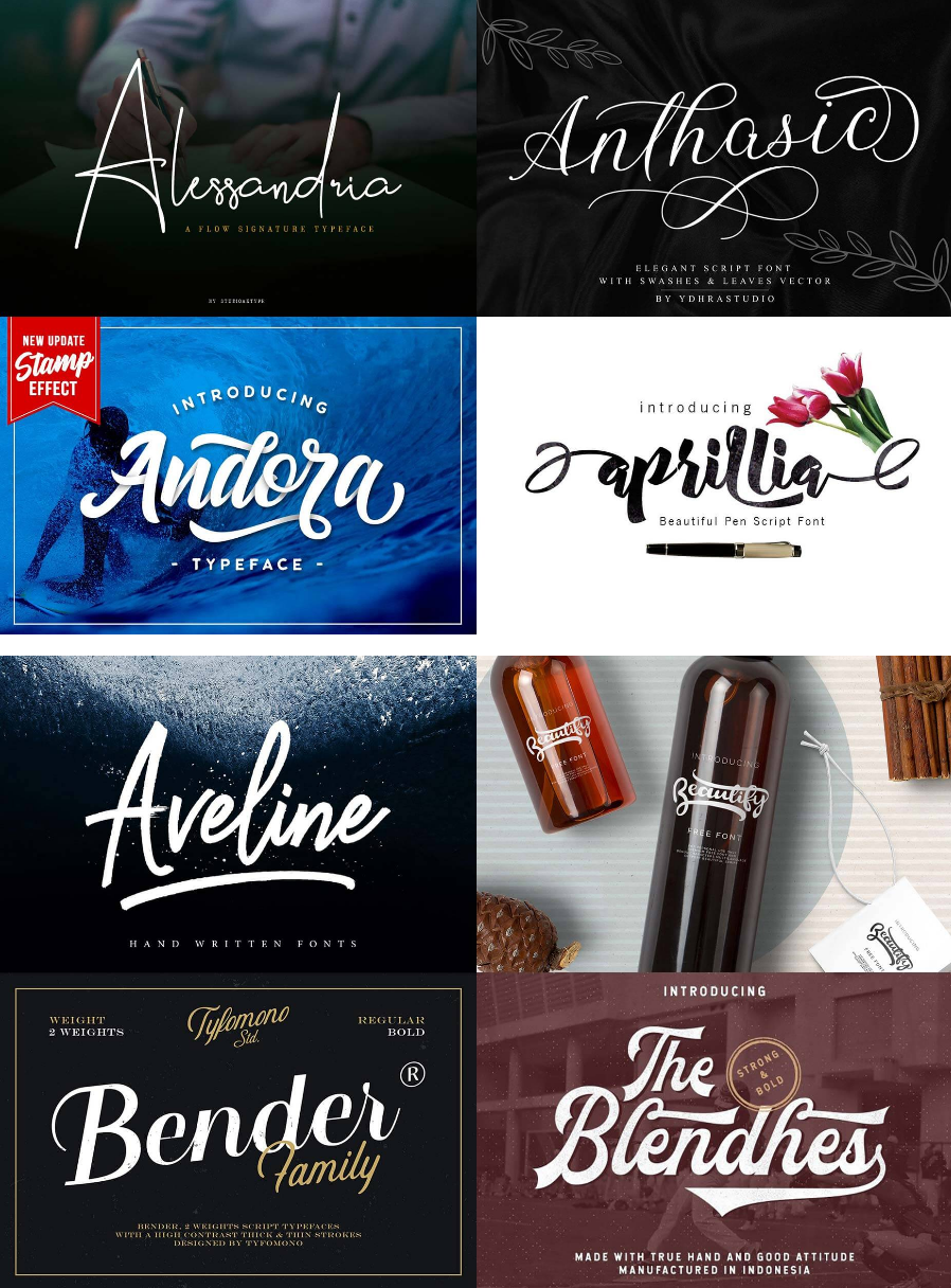 Freebie Wednesday: 30 Free Script Fonts. | GCU Community